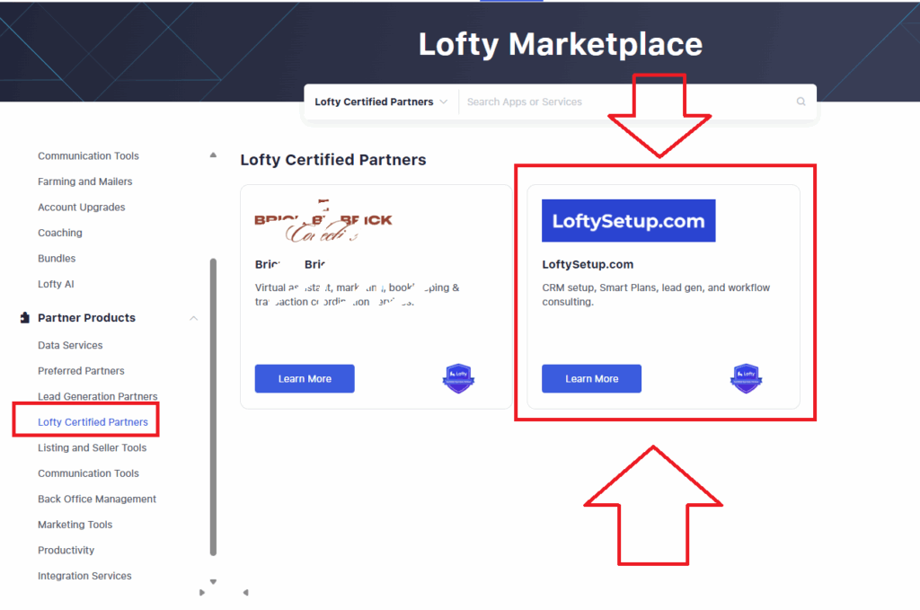 Lofty CRM Setup | Lofty Automation | Lofty Smart Plans
